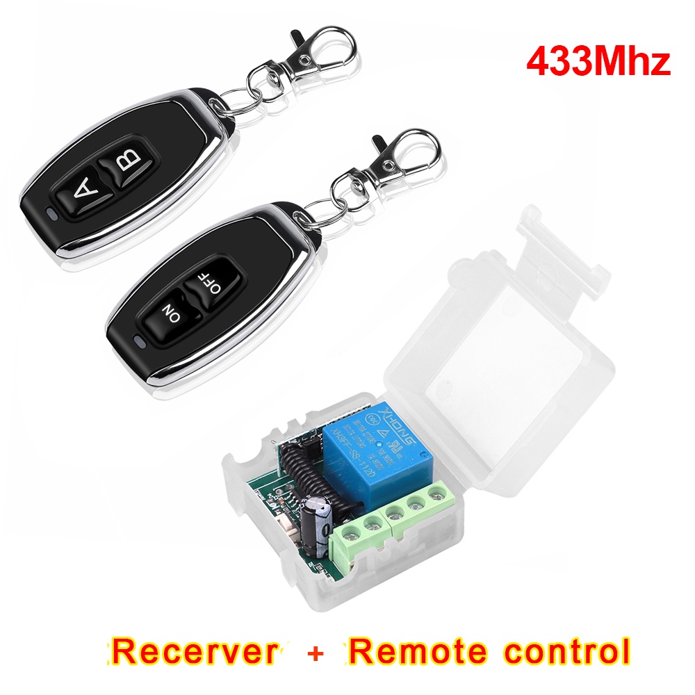 433 Mhz RF Wireless Remote Control Switch relay 433mhz DC 12V 1CH ...