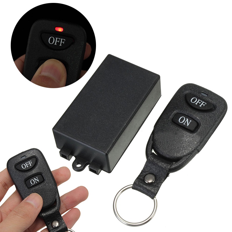 DC12V 10A 1CH Relay Wireless Remote Control ON/OFF Switch Transceiver ...