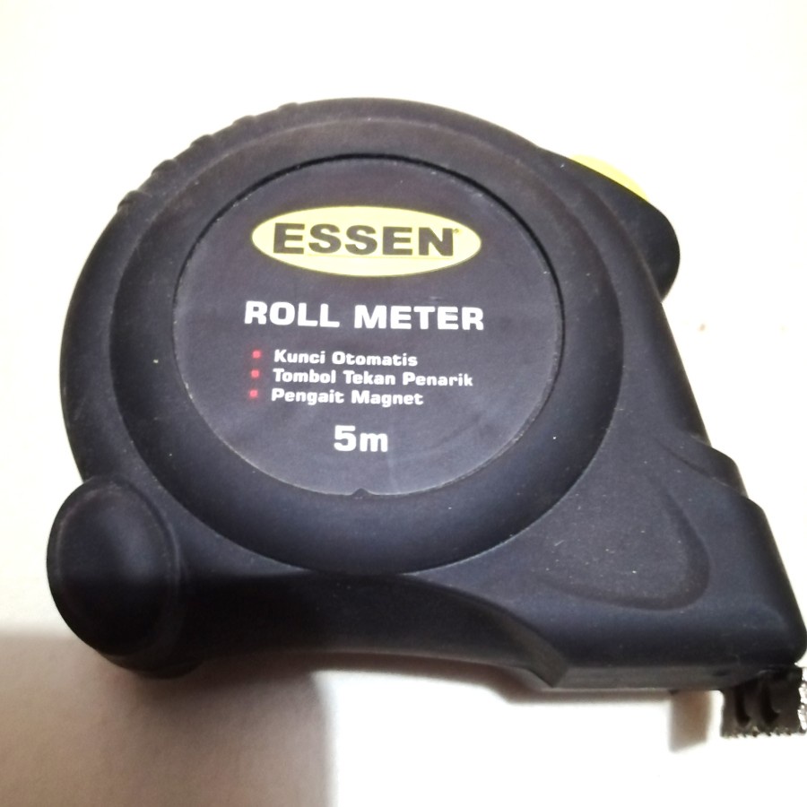 Rubber Meter Auto Stop Magnet Measuring Tape Essen 5meter | Shopee Malaysia