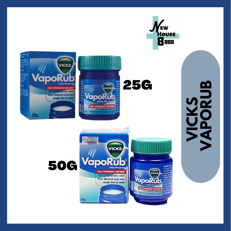 VICKS VapoRub 25G [EXP08/2025] | Shopee Malaysia