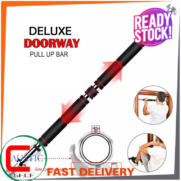 Doorway Pull Up Door Bar Workout Fitness Bar Home Gym Adjustable Bar ...