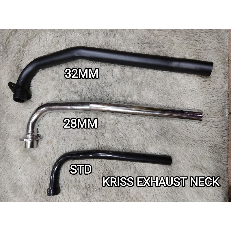 MODENAS KRISS 110 RACING FRONT PIPE EXHAUST NECK MAINIFUL manifold TENGKOK STD STANDARD 28mm ...