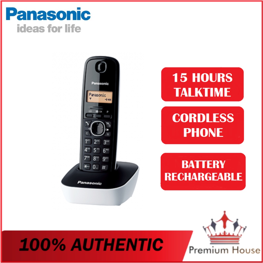 PANASONIC DECT Phone KX-TG1611ML Digital Cordless Phone KX-TG1611 (Suitable for Home / Office ...