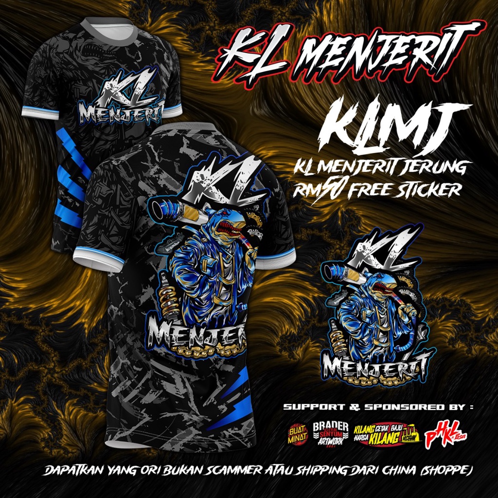 [ORIGINAL] KLMJ KL MENJERIT JERUNG LIMITED EDITION SUBLIMATION JERSI ...