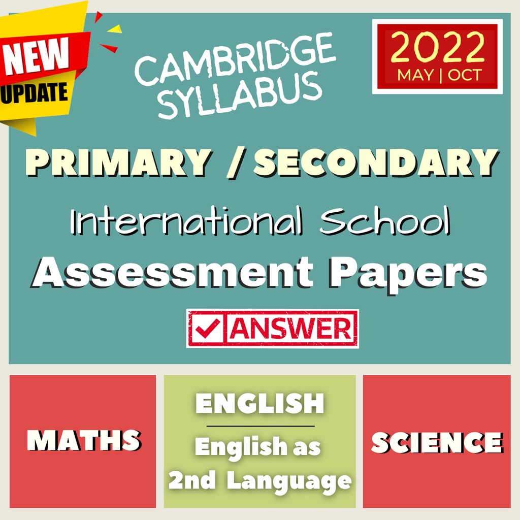 T1🟨🟧 Primary Checkpoint Assessment Test Year 6 | Secondary Checkpoint ...