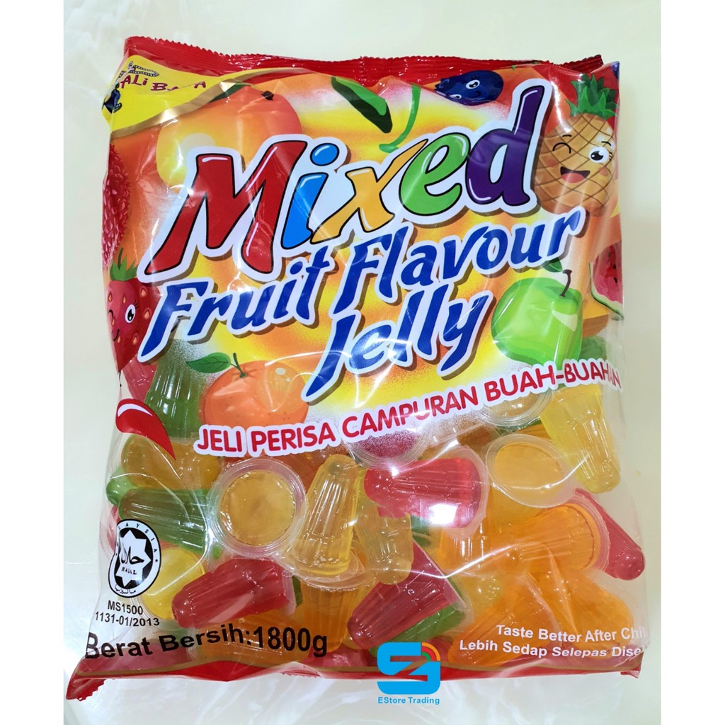 🔥 Alibaba Mixed Fruit Flavour Jelly 1700g-Exp: May 2026 | Shopee Malaysia