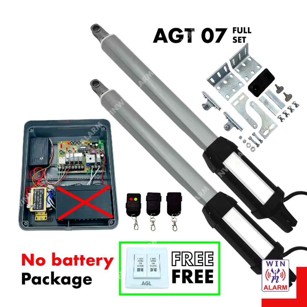 AGT07 (FULL SET) SWING ARM AUTOGATE HEAVY DUTY DREAM autogate system ...