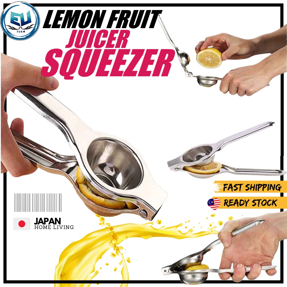 [LARGE] Fruit LEMON Juice Squeezer 304 Stainless Steel Hand Pressure ...