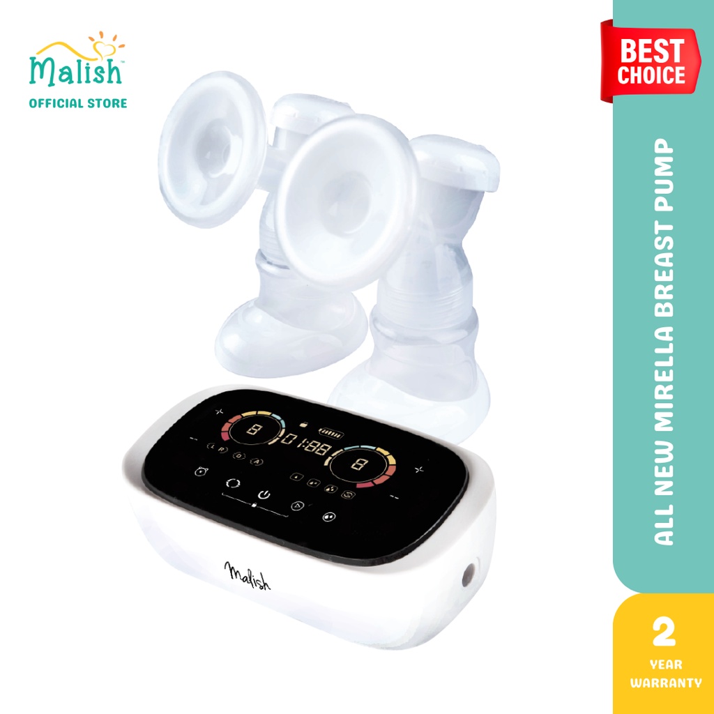 Malish All New Mirella Electric Rechargeable Hospital Grade Double Pump | Shopee Malaysia