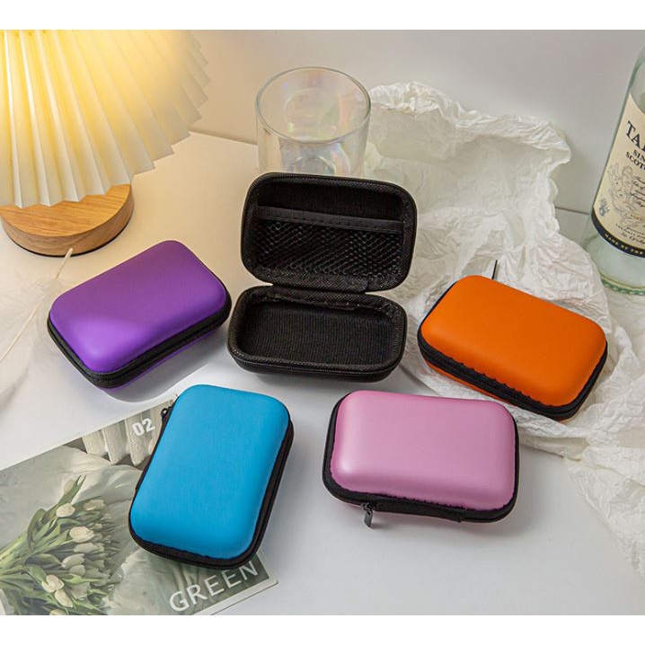 Earphone Bag Travel Organizer EVA Earphone Bag Charging Cable Storage ...