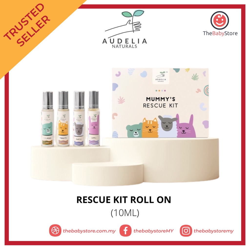 Audelia Naturals Mummys Rescue Kit Roll On Ointments-Sniffles/Bedtime ...