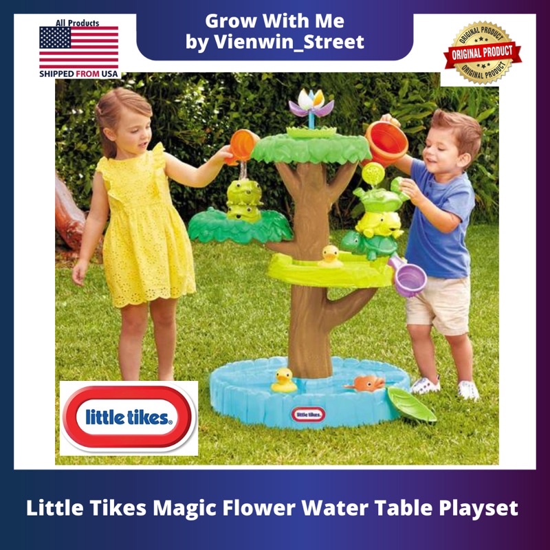 Little Tikes Magic Flower Water Table Playset | Gardening Pretend Play ...