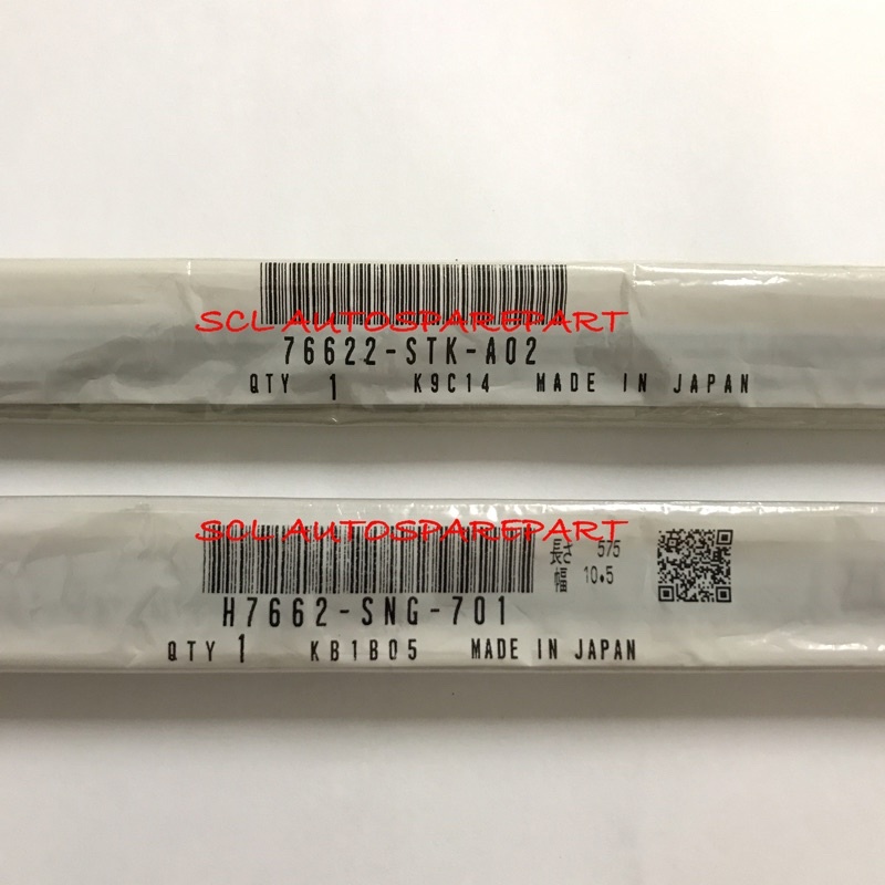 Wiper Rubber Refill set ( rh & lh ) Honda Civic SNA ( FD ) Facelift ...