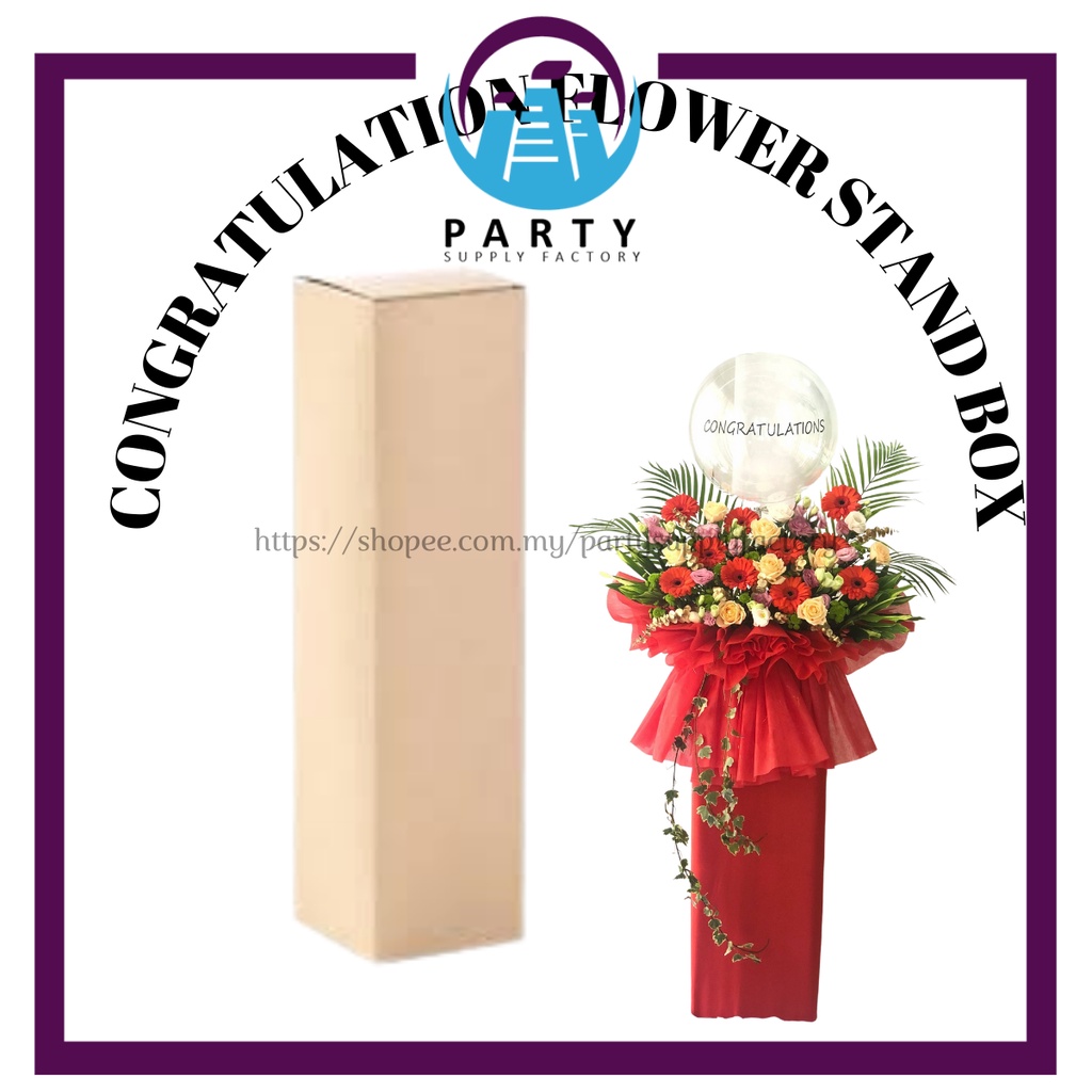 2 PCS Congratulation Flower Stand Box / Condolences Flower Box / High ...
