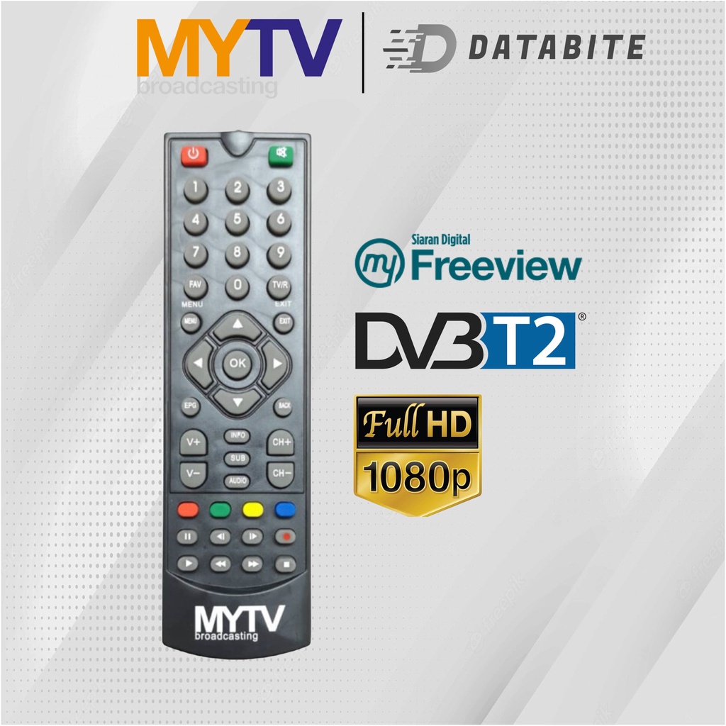 MyTv Remote Original MyTv Decoder MyTv Remote Battery Remote Ori Tv ...