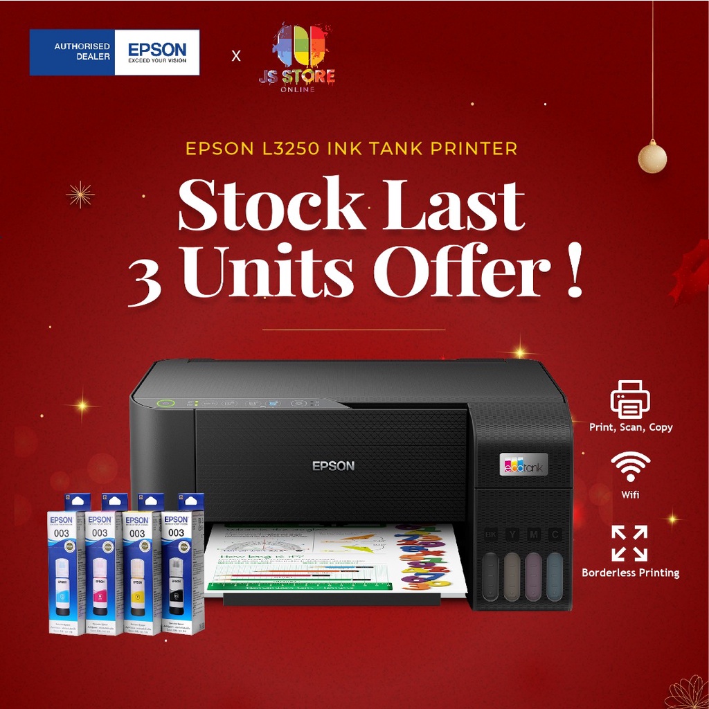[READY STOCK] EPSON L3210 All-In-One Ink Tank Color Printer /EPSON ...