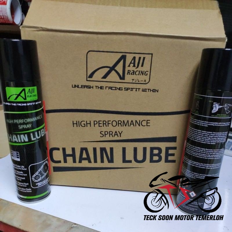 AJI RACING Chain Lube Spray 330ML #Minyak Rantai TBM | Shopee Malaysia