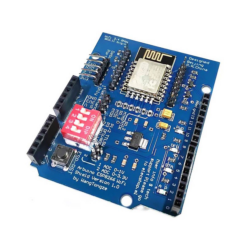 Esp8266 ESP-12E UART Wireless Shield Development Board For Arduino | Shopee Malaysia