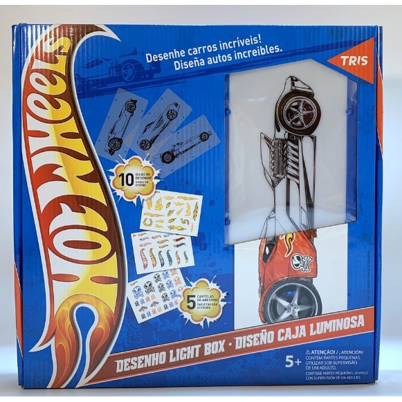 Hot Wheels Desenho Light Box Creative Design Set | Shopee Malaysia