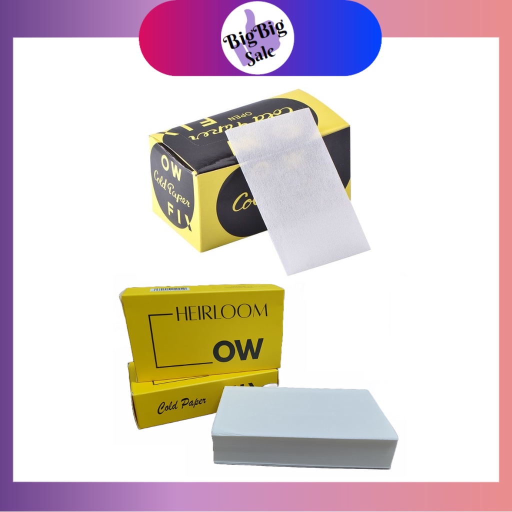 OW Heirloom Cold Paper Fix Perming Paper Digital Perm Wave Paper ...