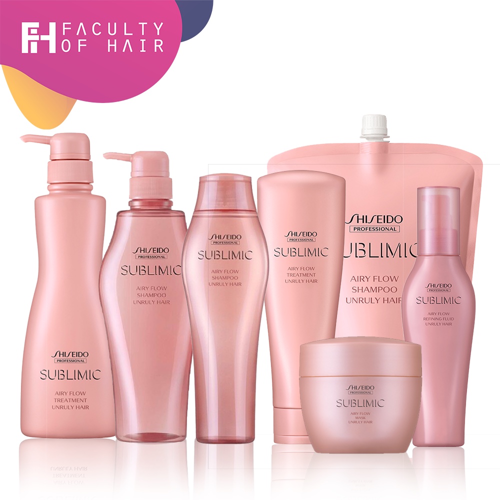 Shiseido Sublimic Airy Flow For Volume Hair Shampoo/Treatment/Serum/Mask | Shopee Malaysia