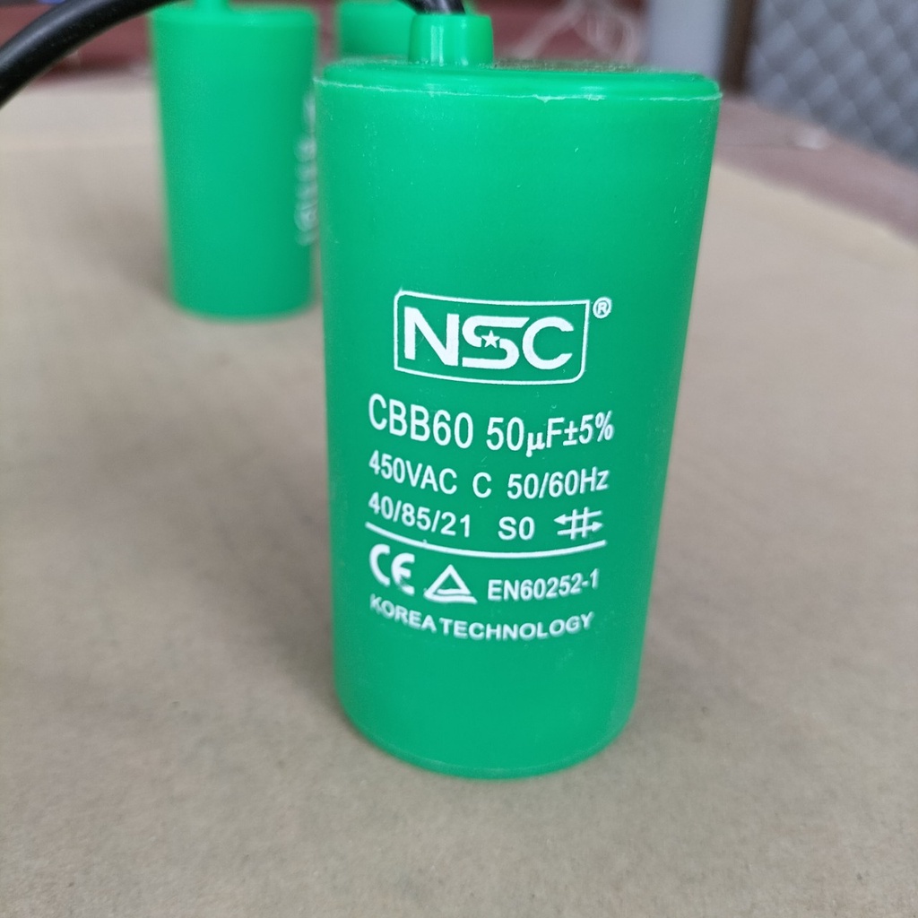 Pump capacitor, single-phase AC motor 40uF, 50uF, 60uF (good type ...