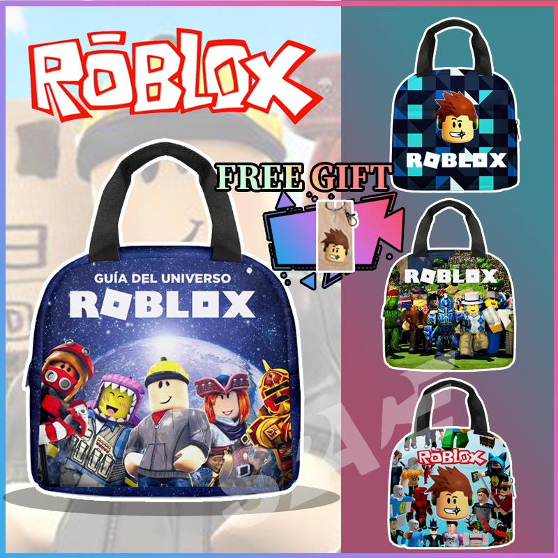 [Ready Stock] ROBLOX Lunch Bag Thermal Lunch Box Lunch Bag School Kids ...