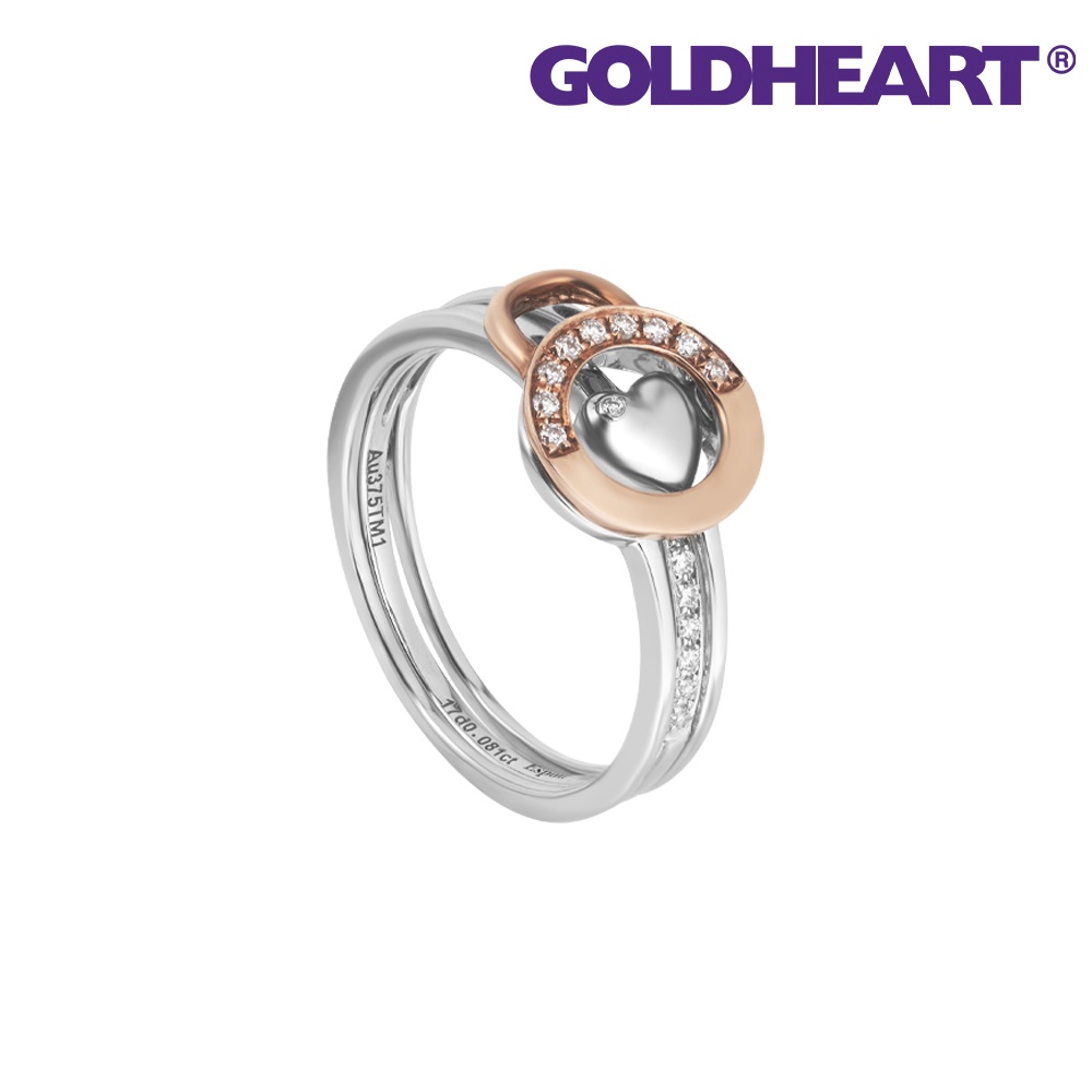 GOLDHEART Key Lock Ring | Espoir Collection Dual-Tone | Shopee Malaysia