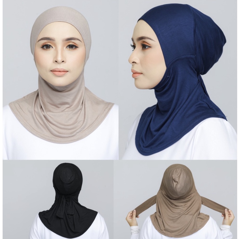 Adjustable Anak Tudung Inner Neck Tie Back Tudung.. | Shopee Malaysia
