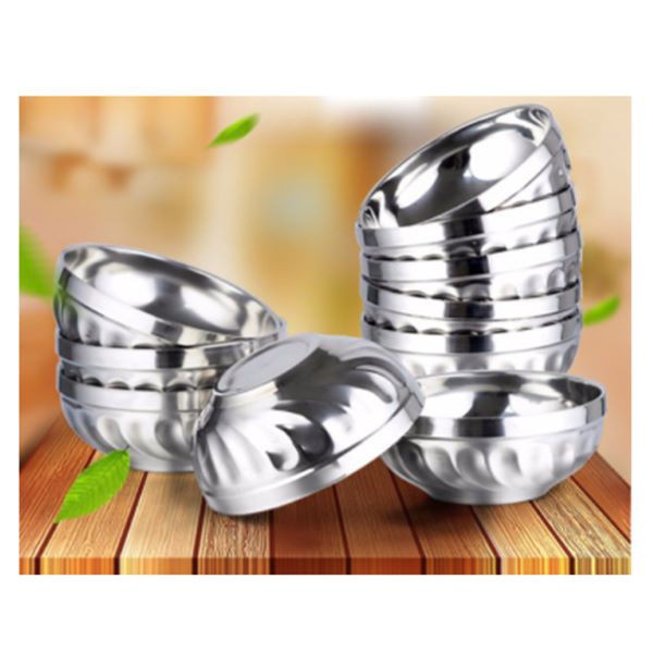 [ Local Ready Stocks ] 4 IN 1 SET Stainless Steel Bowl 12cm Mangkuk ...