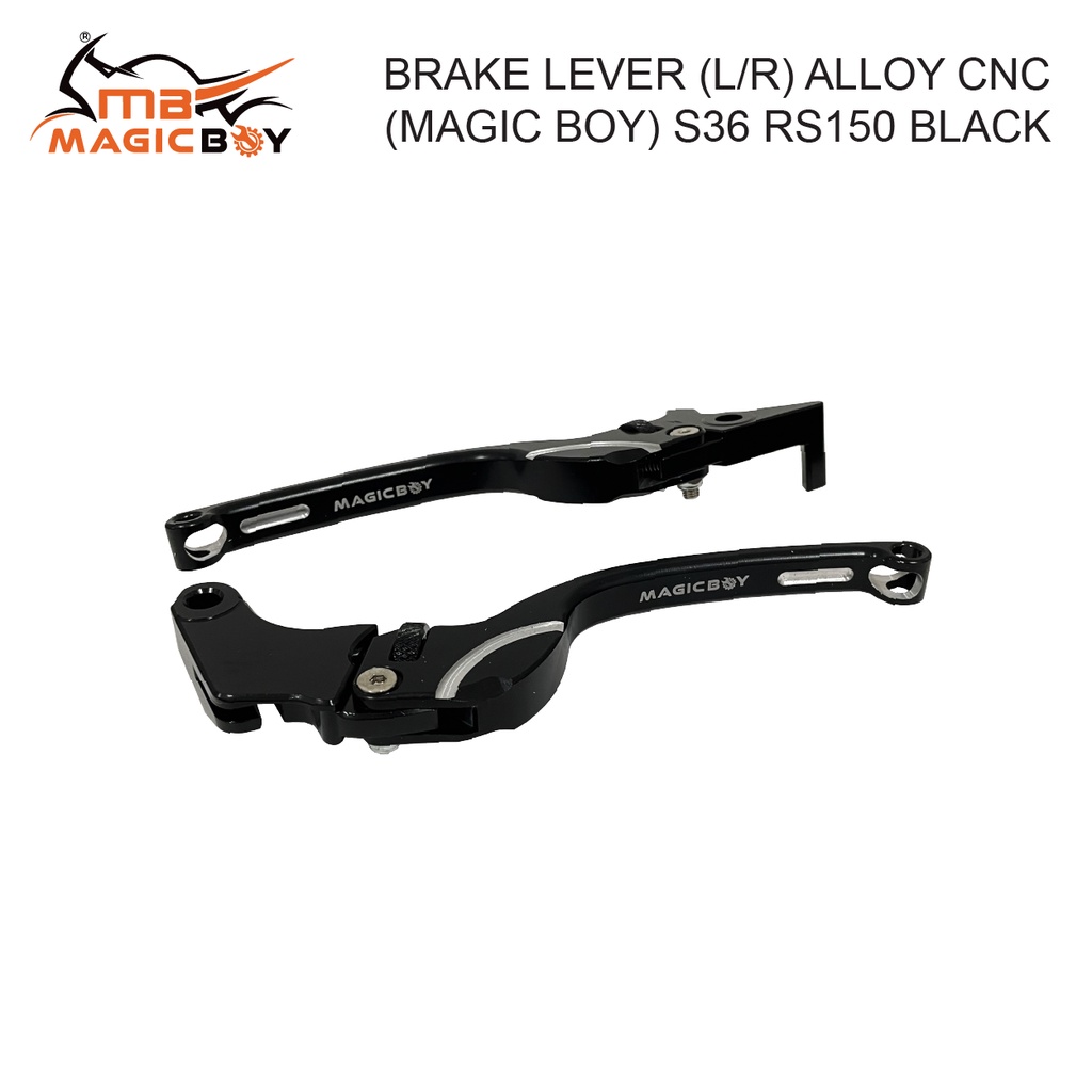 MAGIC BOY BRAKE LEVER (L/R) ALLOY CNC (MAGIC BOY) S36 RS150 | Shopee ...