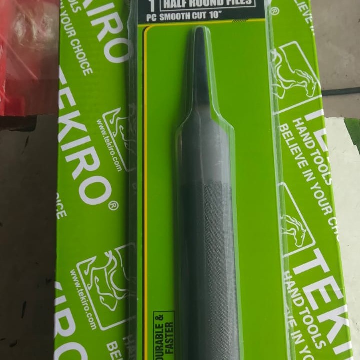 10 inch Smooth Half Round File, Tekiro 10" Smooth File ori | Shopee ...