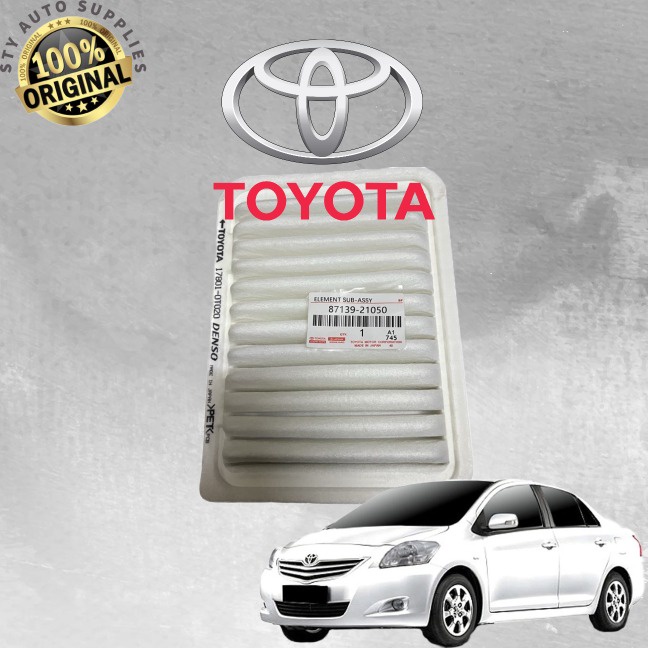 AIR FILTER 17801-0T020 FOR VIOS NCP93 | Shopee Malaysia