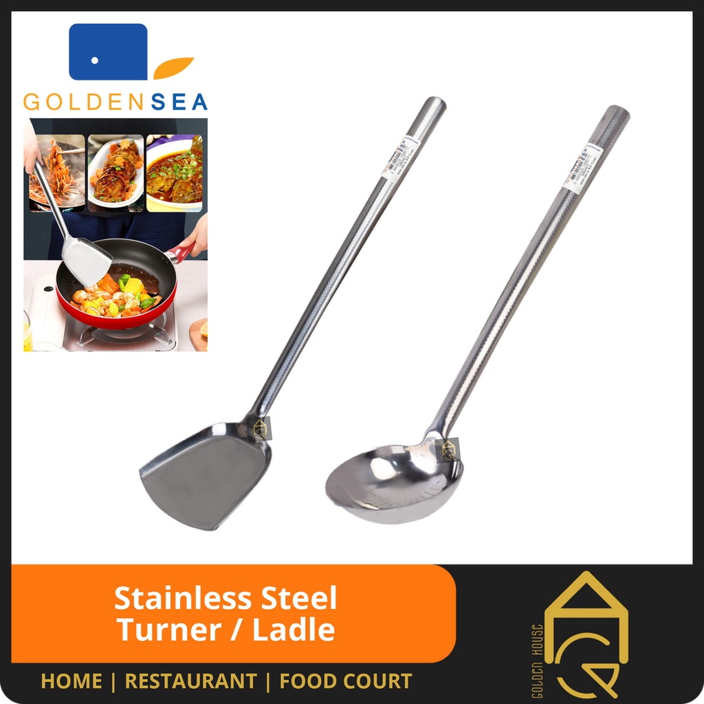 GDH Stainless Steel Soup Ladle / Turner / Spatulas / Senduk / Sudih ...