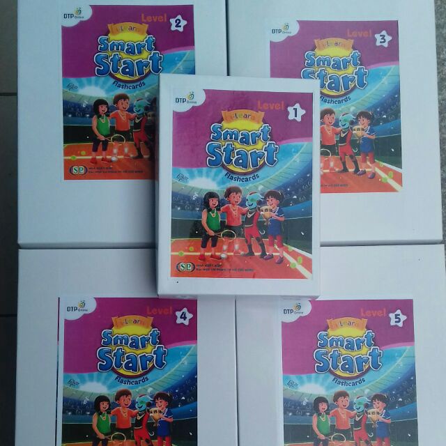 Smart Start English learning cards English 1,2,3,4,5 + Flash cards for ...