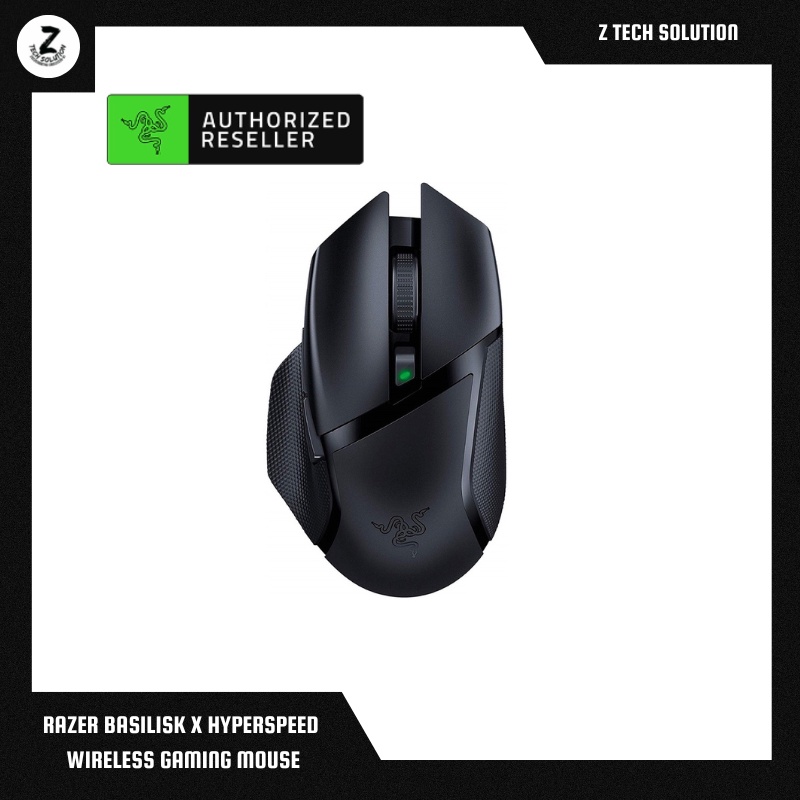 Razer Basilisk X Hyperspeed Dual-Mode Wireless Gaming Mouse with Razer ...