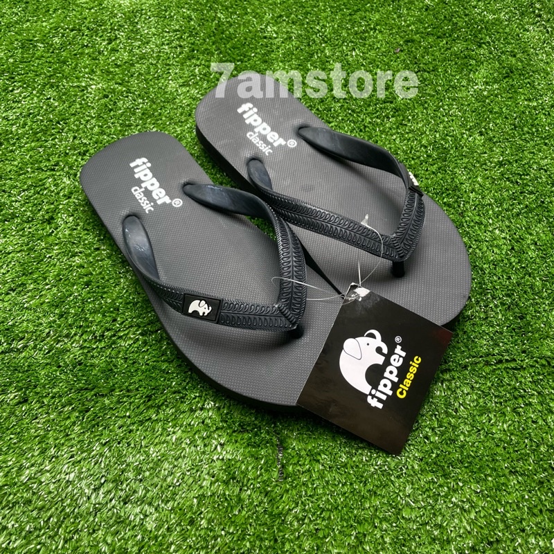 Original Fipper Classic Full Black Flip-flops | Shopee Malaysia