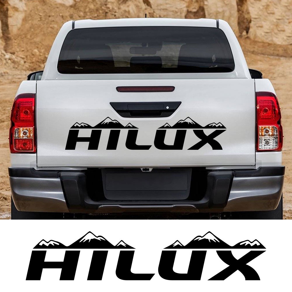 Pickup Rear Tailgate Stickers For Toyota Hilux Revo Vigo Car Decal ...