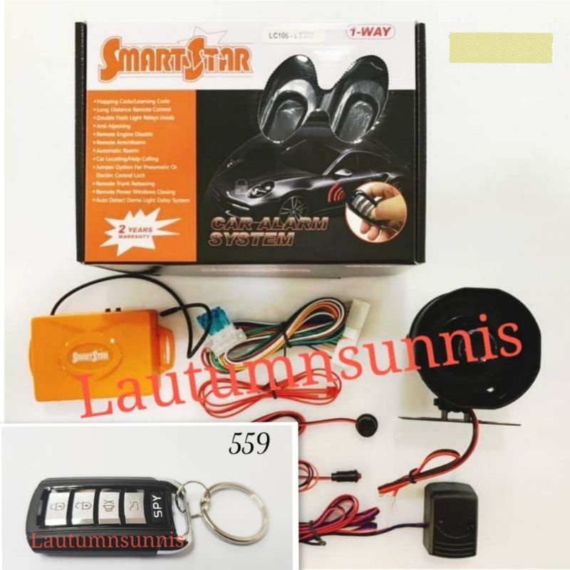 SMARTSTAR LT559 13PIN CAR ALARM SECURITY SYSTEM | Shopee Malaysia