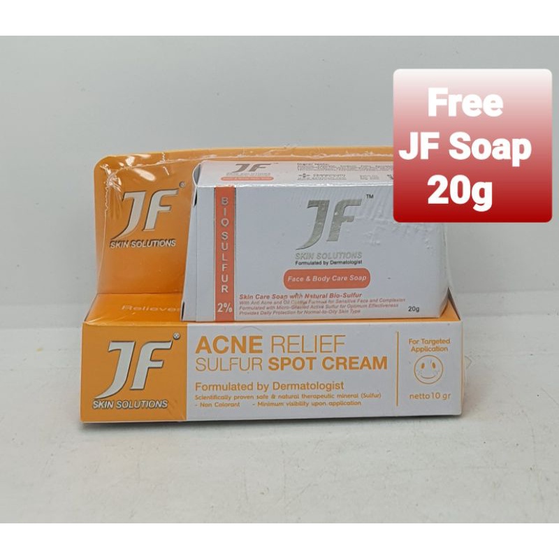 JF + FREE GIFT 🎁 EXP:6/2026 ACNE RELIEF SULFUR SPOT CREAM 10G | Shopee ...