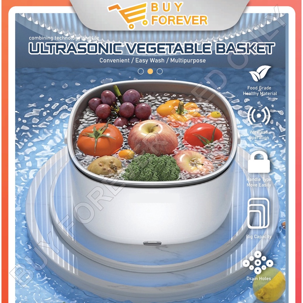 Multifunctional vegetable basin drainage basket sound wave vibration ...