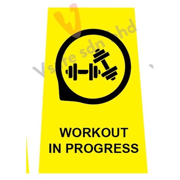 VSAFEMKT Plastic Floor standee Sign female cleaning in attendance ...