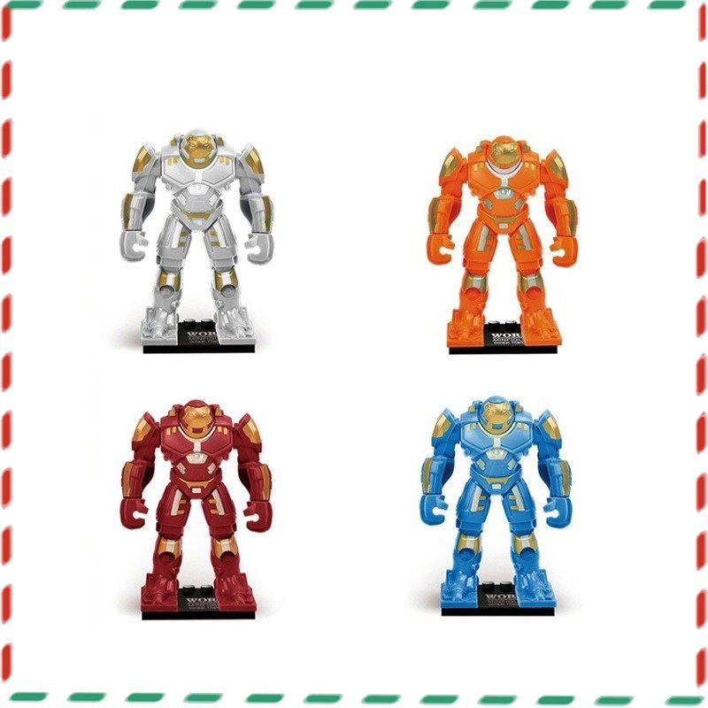 【Toy World】Nano block Iron mecha man anti-Hulk assembled building ...