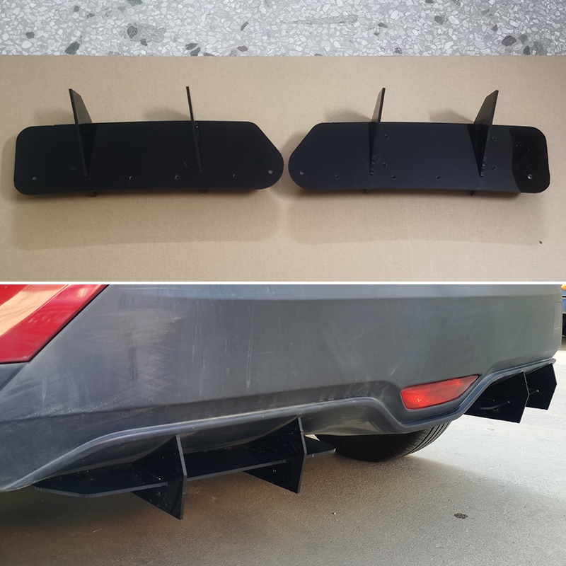 For Toyota CHR C-hr 2017--2020 Year Rear Diffuser Bumper Lips Spoiler ...