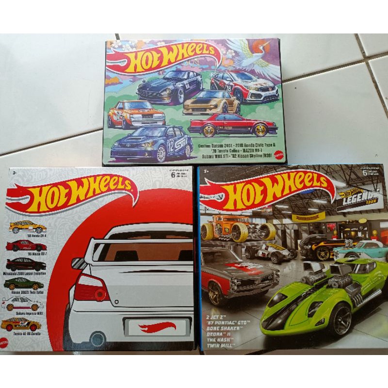 Hot Wheels Legend JDM Six Pack In Presentation Box Selections | Shopee ...