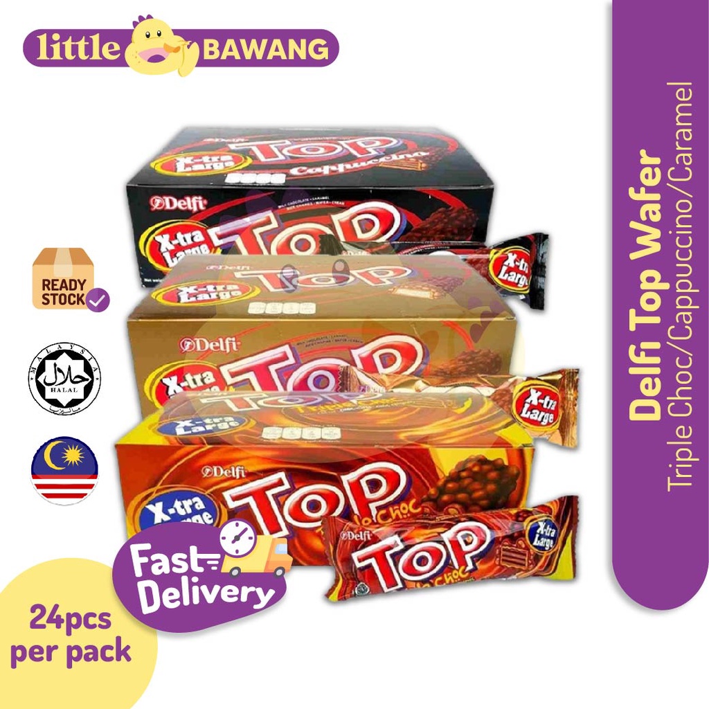 Delfi Top Choco Wafer Choco Crispies Triple Chocolate Caramel ...
