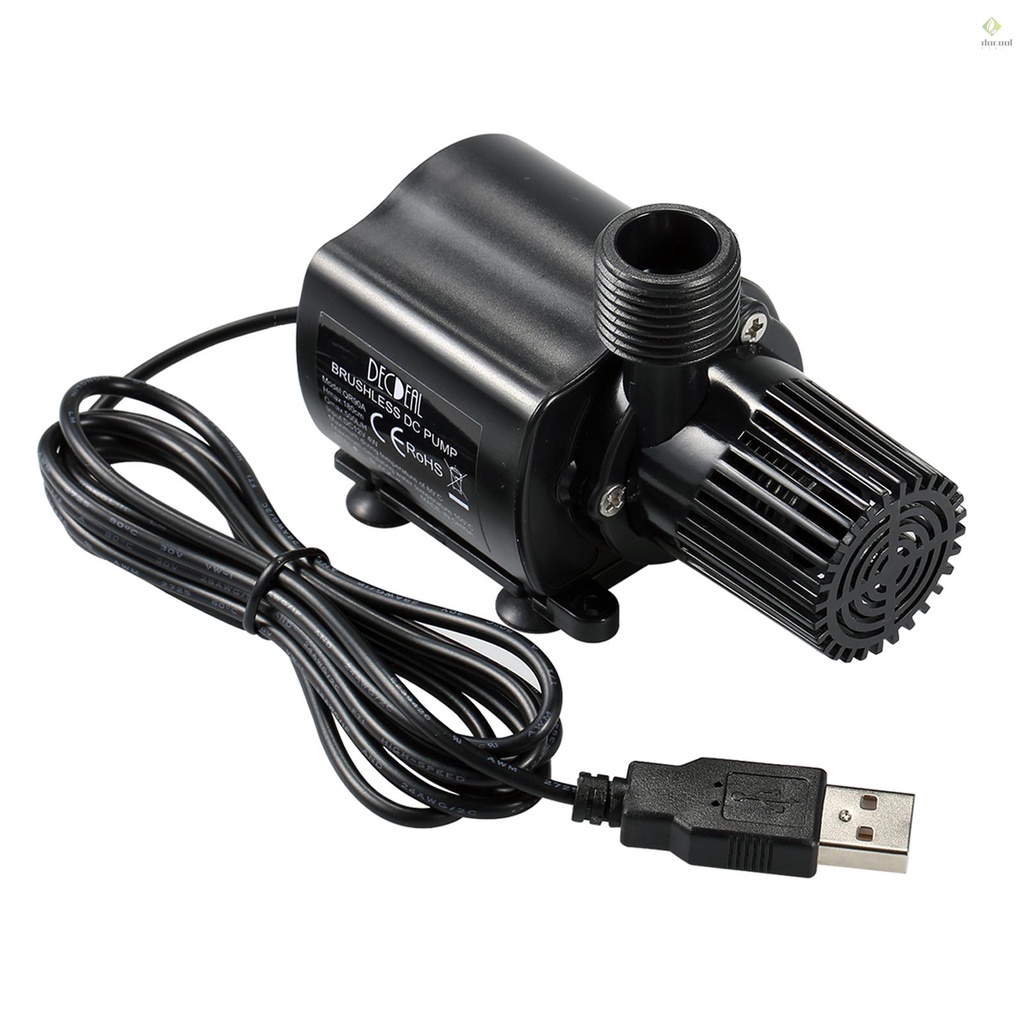 Doc DECDEAL USB Brushless Water Pump with Strainer Ultra-quiet DC12V ...