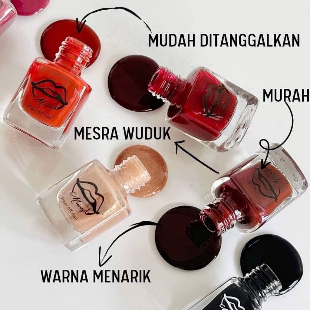 MUNGIL NAIL POLISH PEEL OFF | Shopee Malaysia