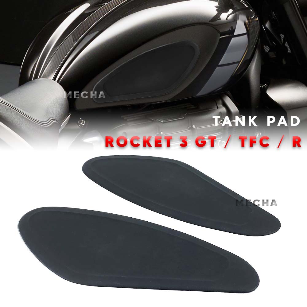For Rocket 3 GT R TFC Rocket3 Motorcycle Side Fuel Tank pad Tank Pads Protector Stickers Decal ...