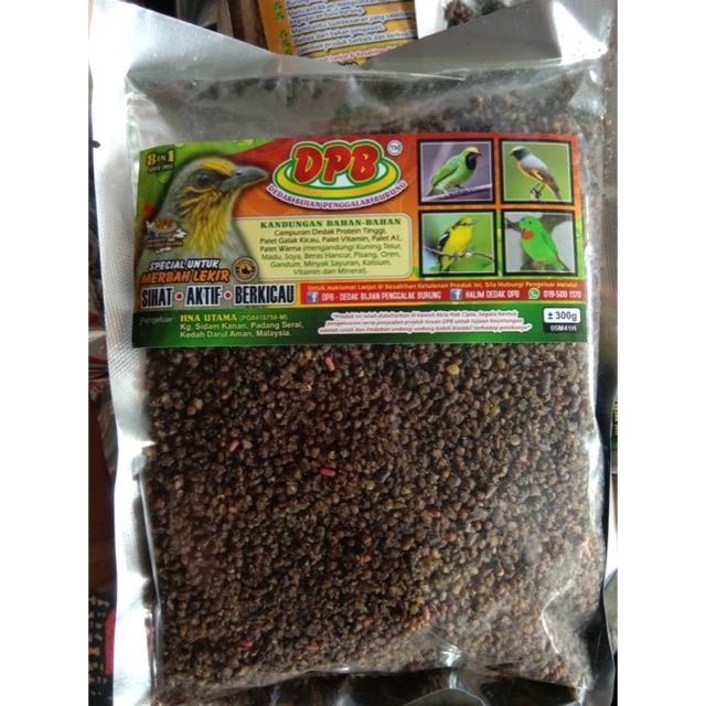 DBP dedak penggalak burung lekir/makanan burung/birdfood | Shopee Malaysia